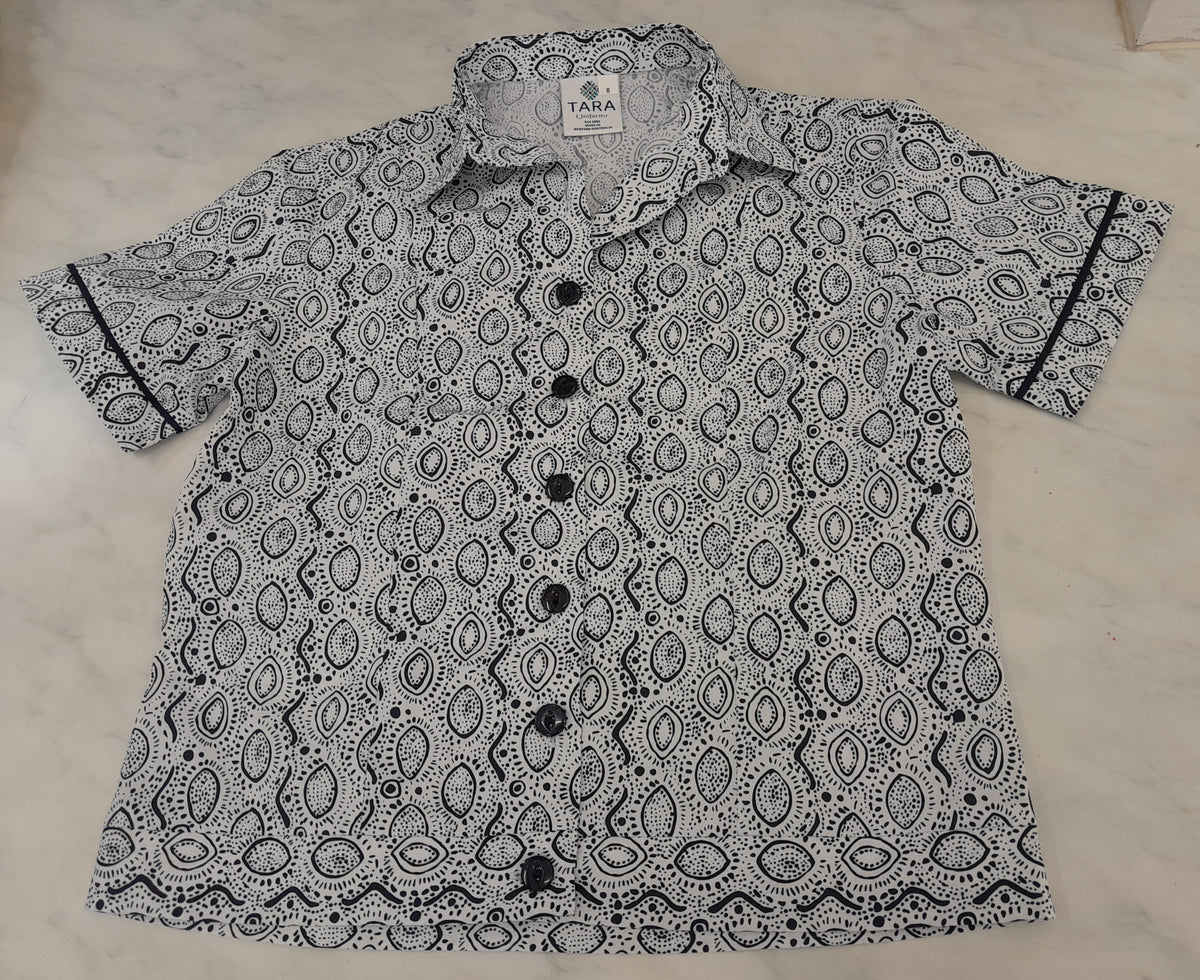 Summer shirt (dress print) – Perth College Uniform Shop